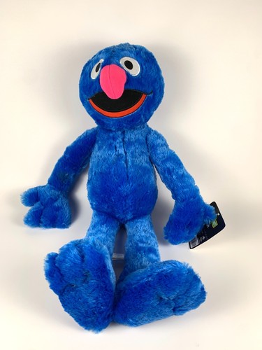 Sesame Street 50th Anniversary Grover Plush Doll Large Toy Factory 2019 ...