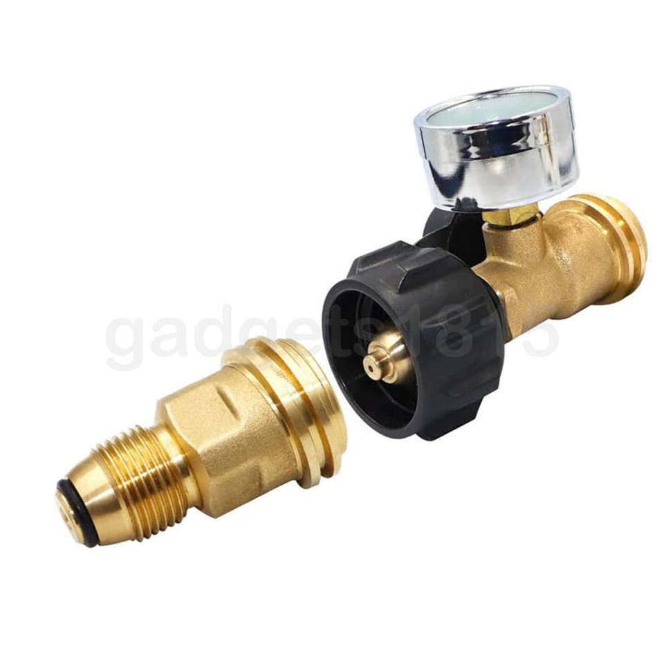 2PCS POL to QCC1 Propane Tank Adapter 100 lb LP Tank Valve to Type-1 ...