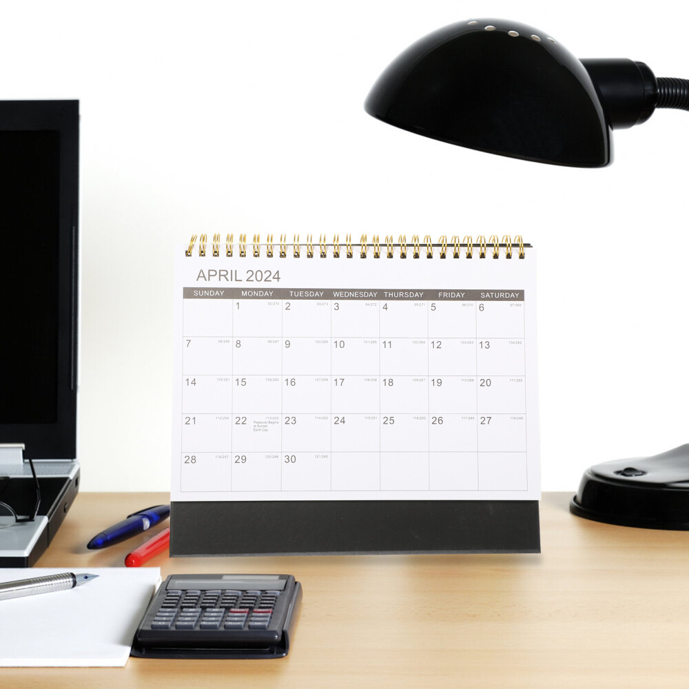 Calendrier De Bureau 2024 Debout Petit Papier Pupitre Tipi Enfant | eBay