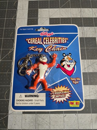 Vintage Tony the Tiger Cereal Celebrities Collectible Keychain Key ...
