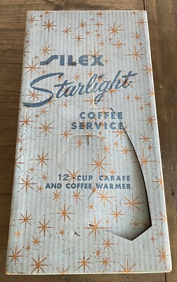 Silex Starlight Coffee Service 12-cup Carafe & Warmer H-222 Vintage MCM ...
