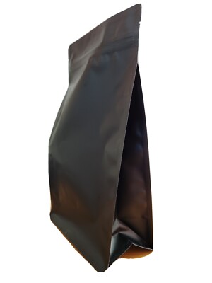 Matt Black Ziplock Stand Alone Pouch. Pack of 50. | eBay Australia