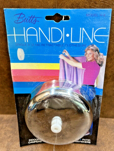 Vintage Butts Handi-Line Single 8' Retractable Clothesline H-8 Indoor ...
