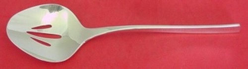 Vision by International Sterling Silver Serving Spoon Pierced Orig 9 1/ ...