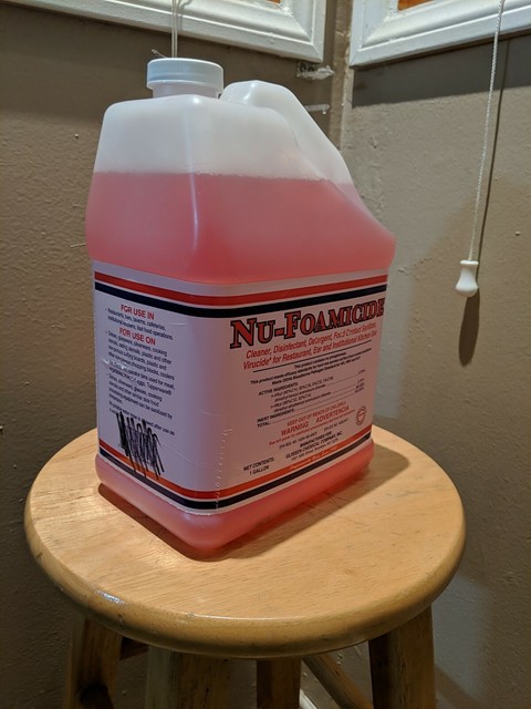 Glissen Chemical 300048 Nu-foamicide All-purpose 1-gallon Cleaner ...