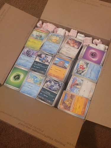 Pokemon 6000 S&V 151 MEW & PALDEAN FATES BULK CARD LOT - UNC/COM/RARE ...