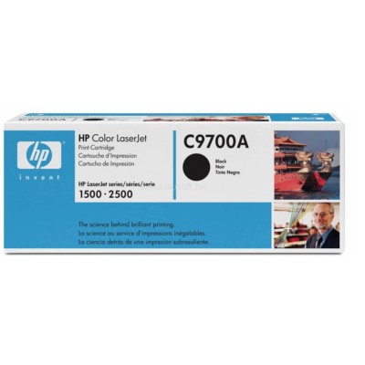 GENUINE HP C9700A NO 121A COLOR LASERJET BLACK CARTRIDGE FOR 2500TN ...