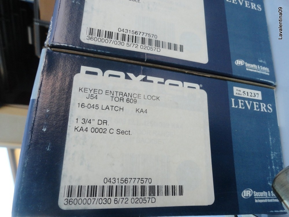 4 Keyed Alike Dexter Schlage leverJ54 TOR 609 Antique Brass Entrance ...
