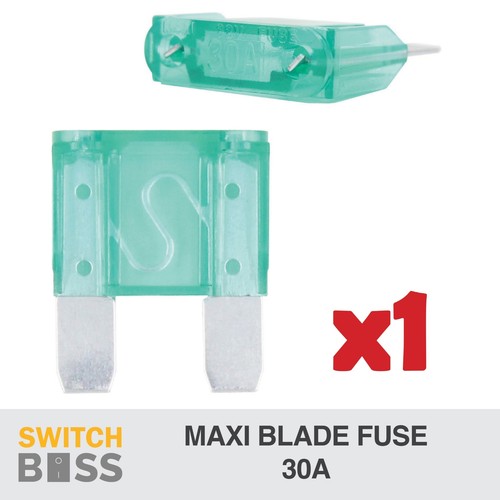 30A MAXI BLADE FUSE - for Automotive Marine Box Block In Line Tap 12v ...