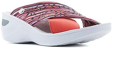 BZEEs DIAMOND Women's X-Band Wedge Sandal, Red Stripe, 6 Medium | eBay