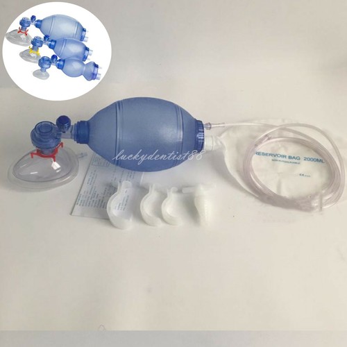 CE CPR Resuscitator Rescue Mask Air Breathe Ball First Aid Respirator ...