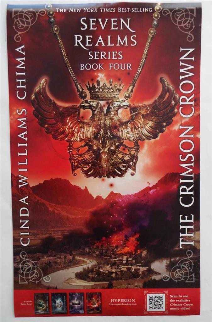 SDCC 2014 EXCLUSIVE Cinda Williams Chima THE CRIMSON CROWN 2-Sided ...