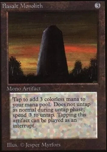 Basalt Monolith Unlimited NM/EX English - MTG | eBay