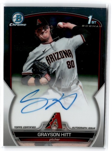 2023 Bowman Draft Chrome 1st Bowman Autographs Grayson Hitt Auto ...
