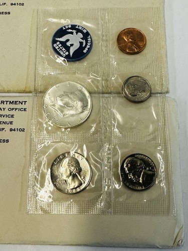 (2) 1965 Special Mint Sets In Original Packaging 40% Silver Kennedy ...