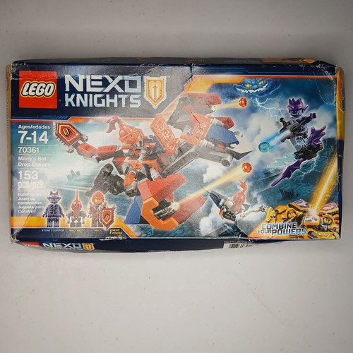 LEGO NEXO Knights 70361 Macy's Bot Drop Dragon 153 Pieces 673419265331 ...