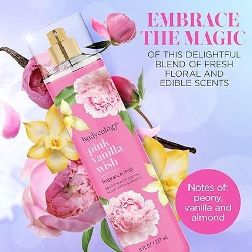 Bodycology Long-Lasting Fragrance Body Mist Spray, 8 fl oz (Select your ...