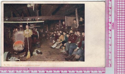 Postcard, Minnesota, Bunkhouse in Northern Logging Camp, sent 1906 | eBay