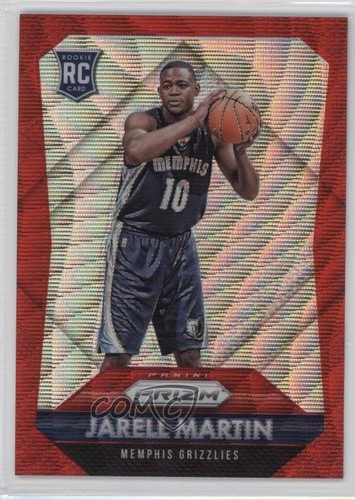 2015-16 Panini Prizm Rookies Ruby Wave Prizm /350 Jarell Martin #301 ...
