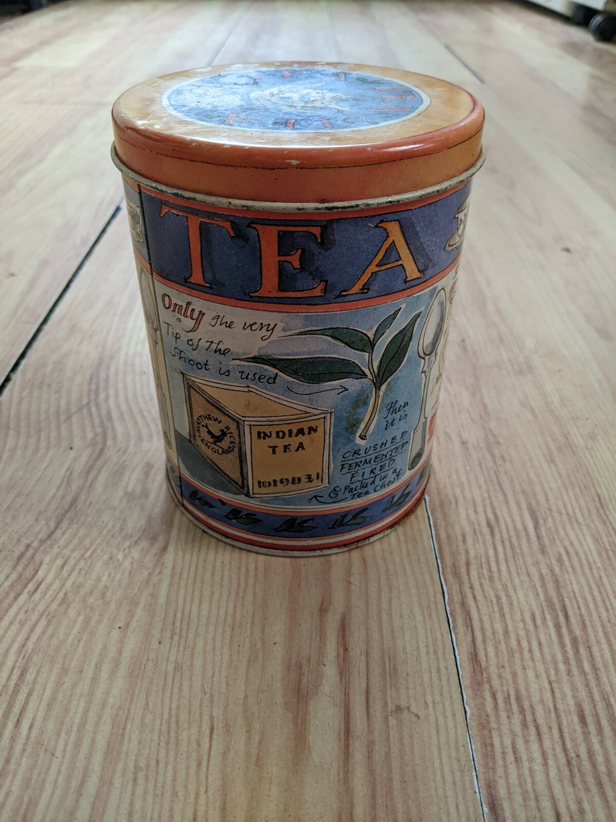 Vintage tea caddy tea tin collectors | eBay UK
