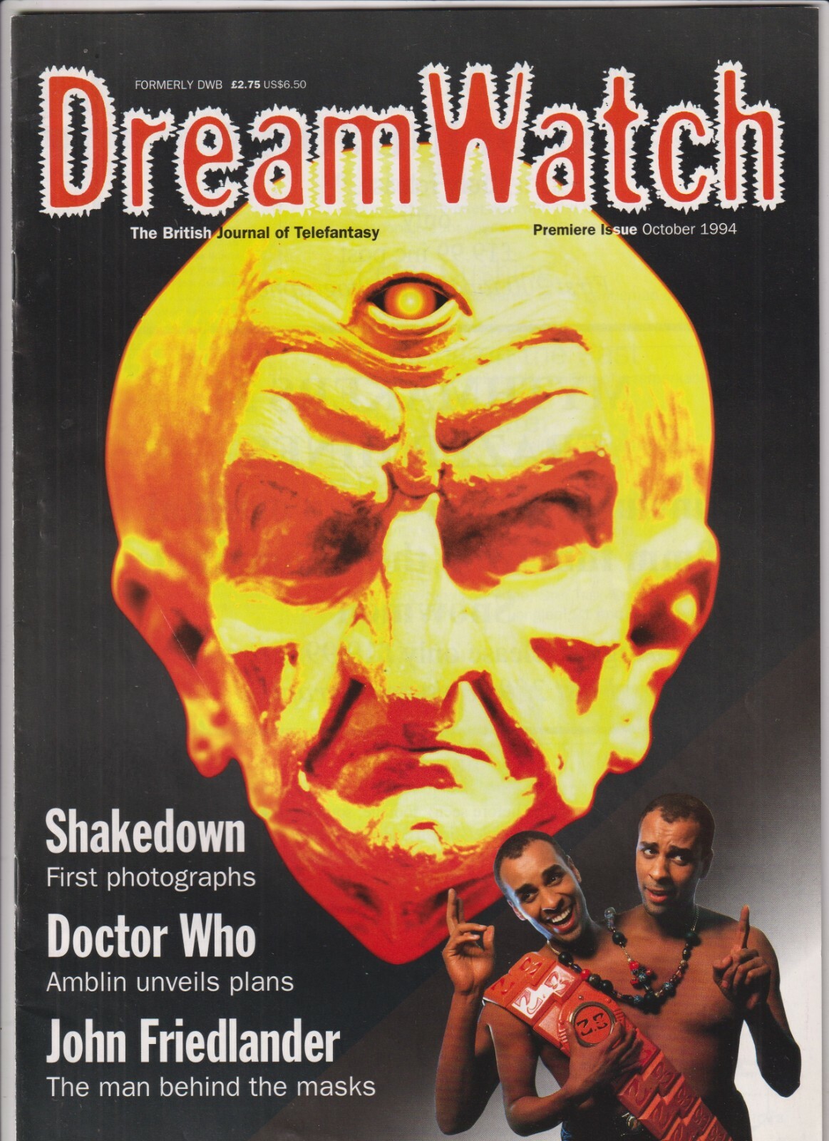 Dreamwatch Mag John Friedlander Premiere Issue October 1994 031720nonr ...