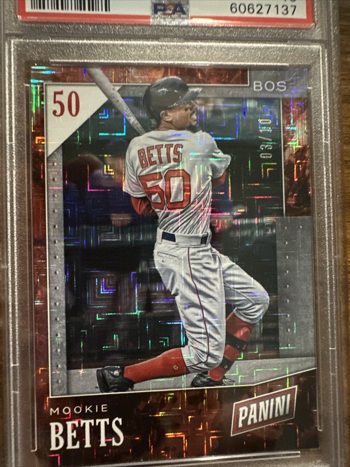 2019 Panini Black Friday - Escher Squares #38 Mookie Betts /10 for sale ...