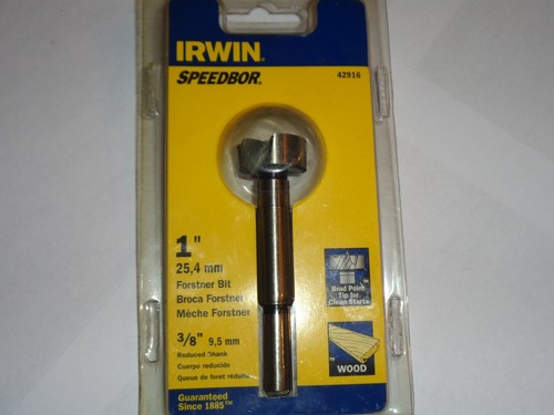 Irwin Speedbor Forstner Bit 1" / 25,4mm 3/8 Shank | eBay