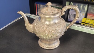 Vintage S. Kirk & Son 474 .925 Sterling Silver Repousse Tea / Coffee Pot | eBay
