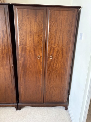 Stag Minstrel Mahogany Wardrobes, Vintage, Pair | eBay UK