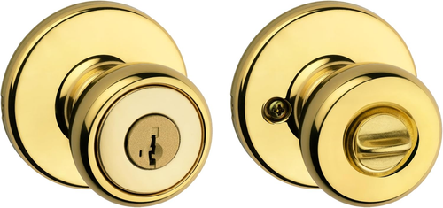 Tylo Entry Door Knob with Lock and Key, Secure Keyed Handle Exterior ...