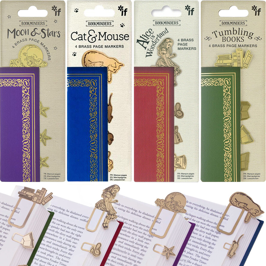 CLIP ON BOOKMARK PAGE MARKER Office School Stationery Reference Book ...