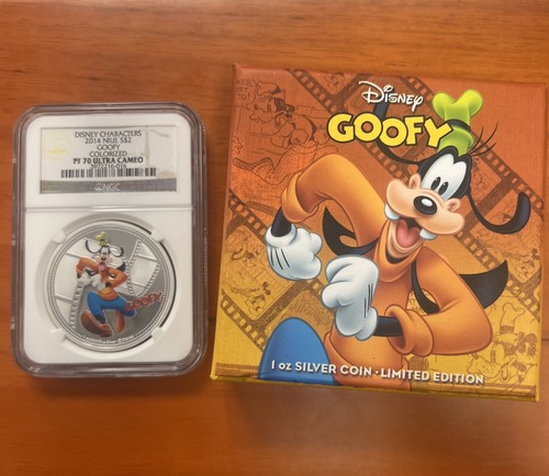 2014 $2 Disney Characters Goofy Silver Coin NGC PF70 UC | eBay