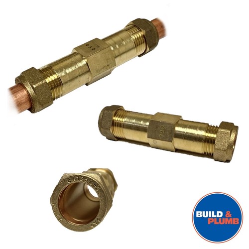 15mm 22mm Burst Copper Pipe Emergency Repair Compression Slip Coupling ...
