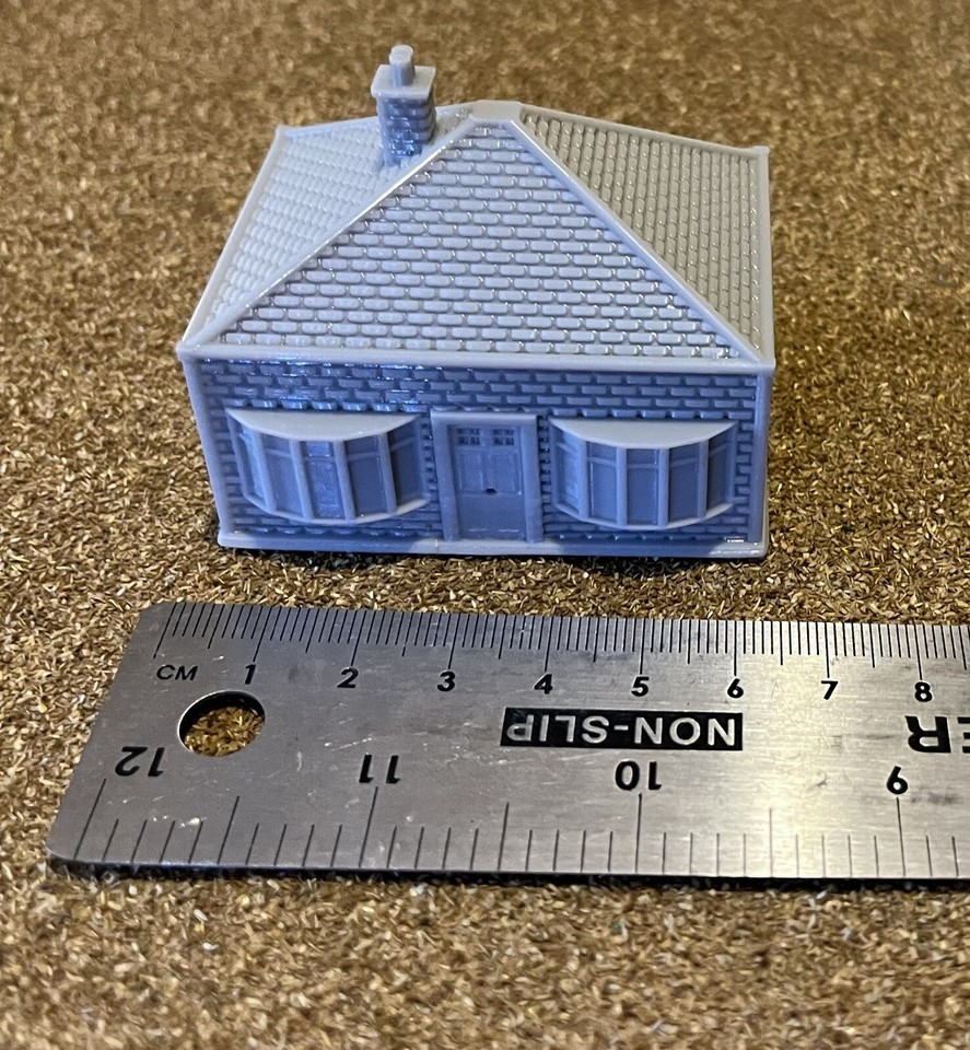 TT Gauge 1/120 Model Train Railway Layout Buildings Scenery Bungalow ...