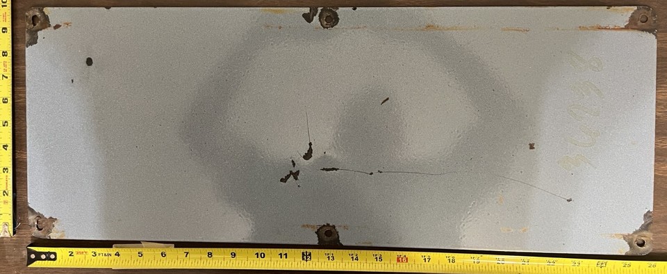 Vintage Porcelain Oil Field Sign - Anadarko Production Co, Cimarron ...