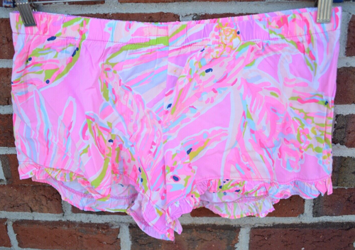 Lilly Pulitzer Women's Medium Kya Short Pink Multicolor 24486 | eBay