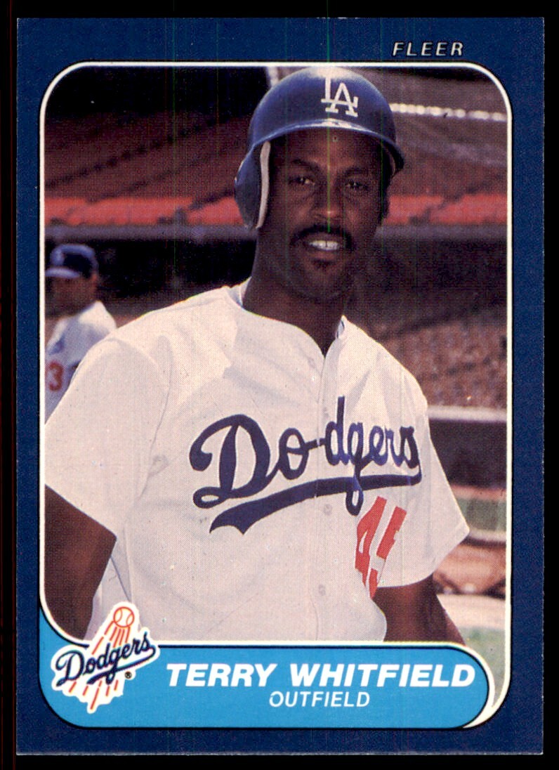 1986 Fleer Terry Whitfield a Los Angeles Dodgers #147 | eBay