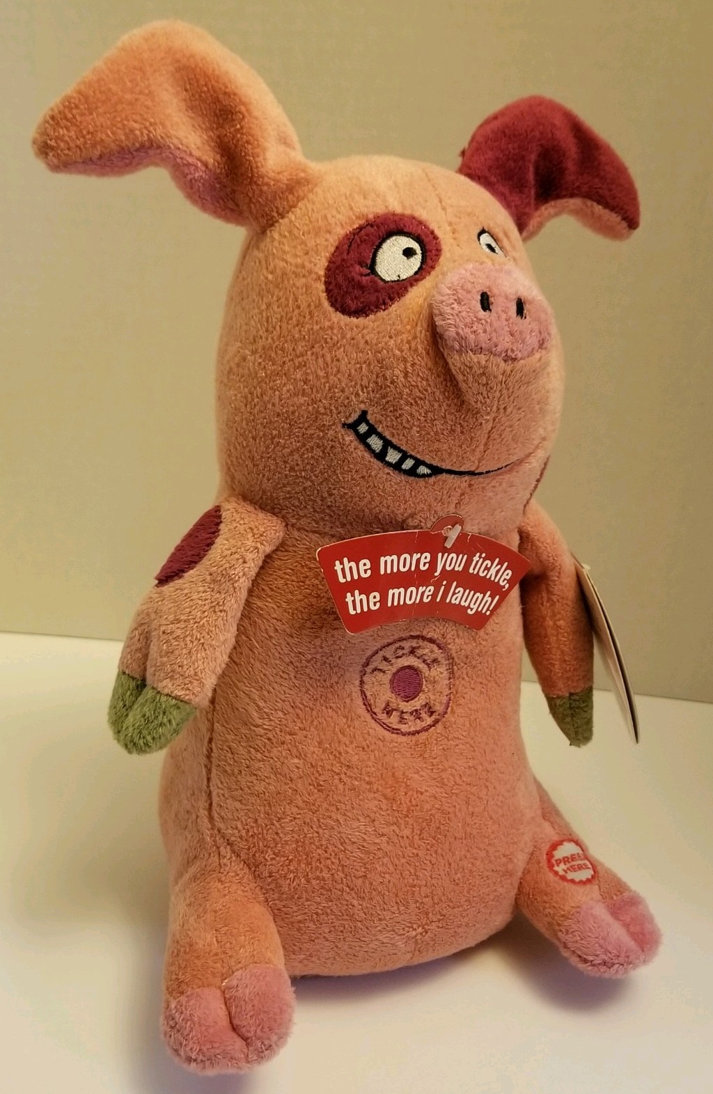 Halmark Totally Ticklish Pig with tags and Batteries plush stuffed animal | eBay