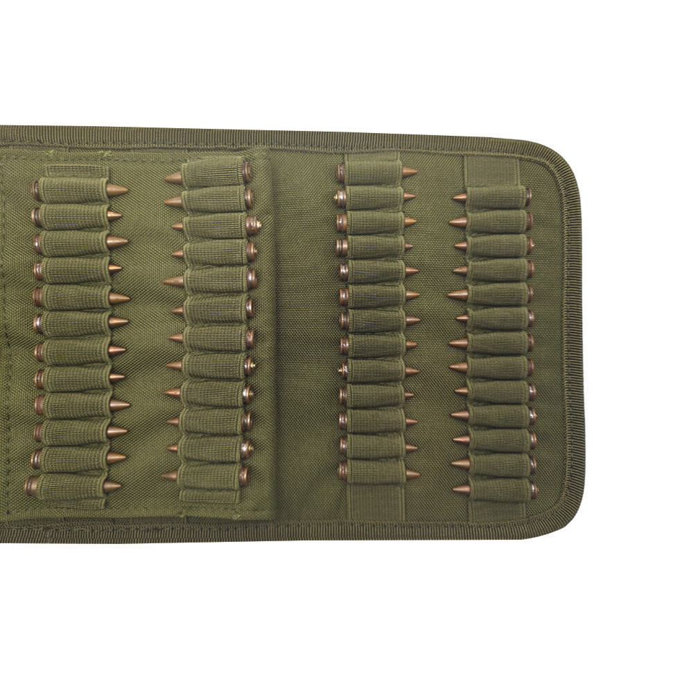 100 Rounds Ammo Pouch Bullet Shell Holder Waist Belt Bag Carrier Pack ...