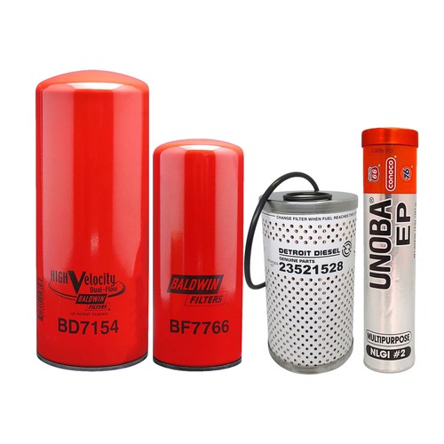 CUMMINS OIL CHANGE KIT BD7154, BF7766, 23521528, FREE GREASE | eBay