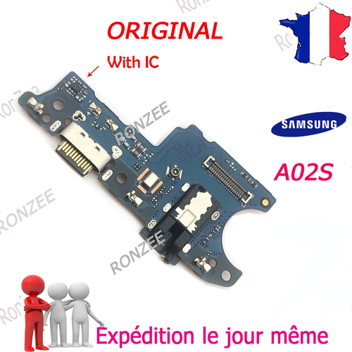 🇫🇷 CONNECTEUR DE CHARGE FLEX CHARGING JACK PCB POUR SAMSUNG A02S SM ...