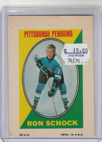 (3) lot Odd Hockey Rookie Cards of Bob Woytowich, Ron Shook, Greg Polis ...