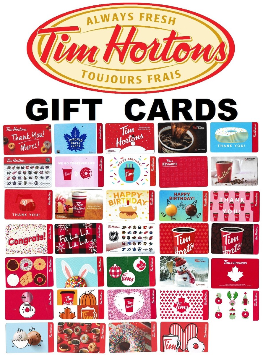 Tim Hortons Rewards Card