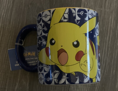 Pokemon Pikachu Ceramic Spinner Mug 20oz New With Tags | eBay