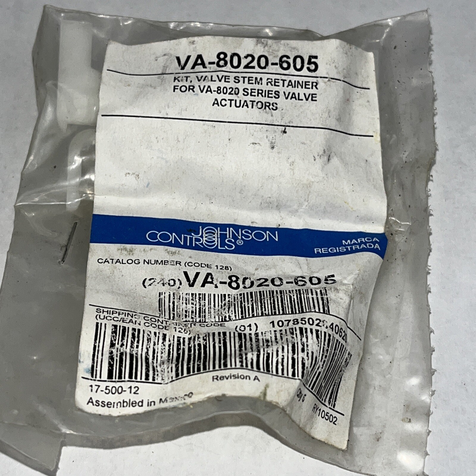 Johnson Controls Va-8020-605 Valve Stem Retainer, For Valve Actuators ...