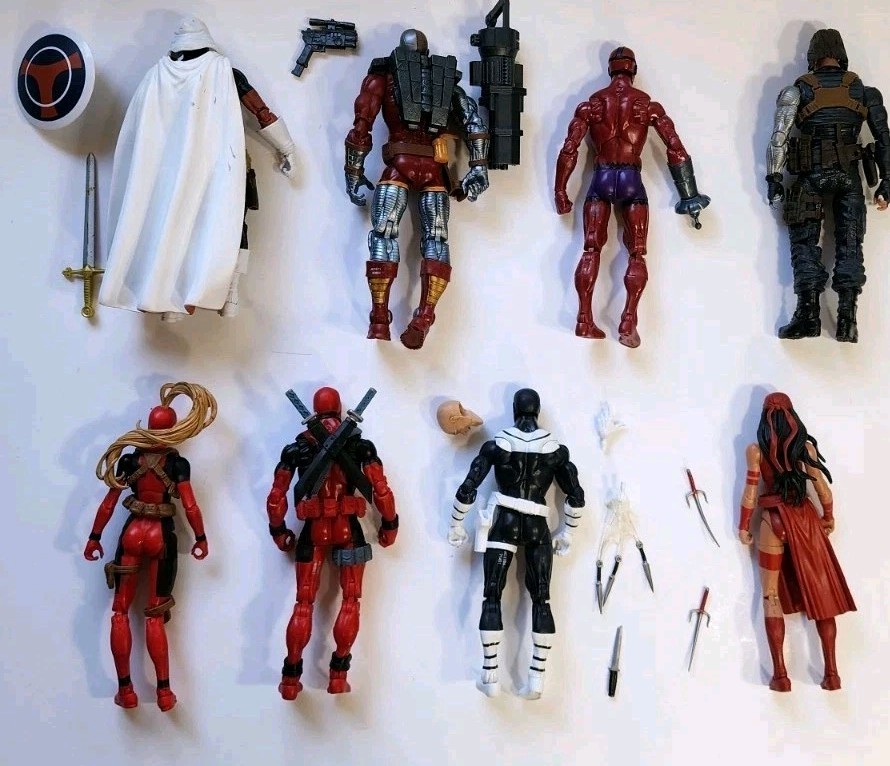 Marvel Legends Deadpool Elektra Bullseye TaskMaster Winter Soldier ...