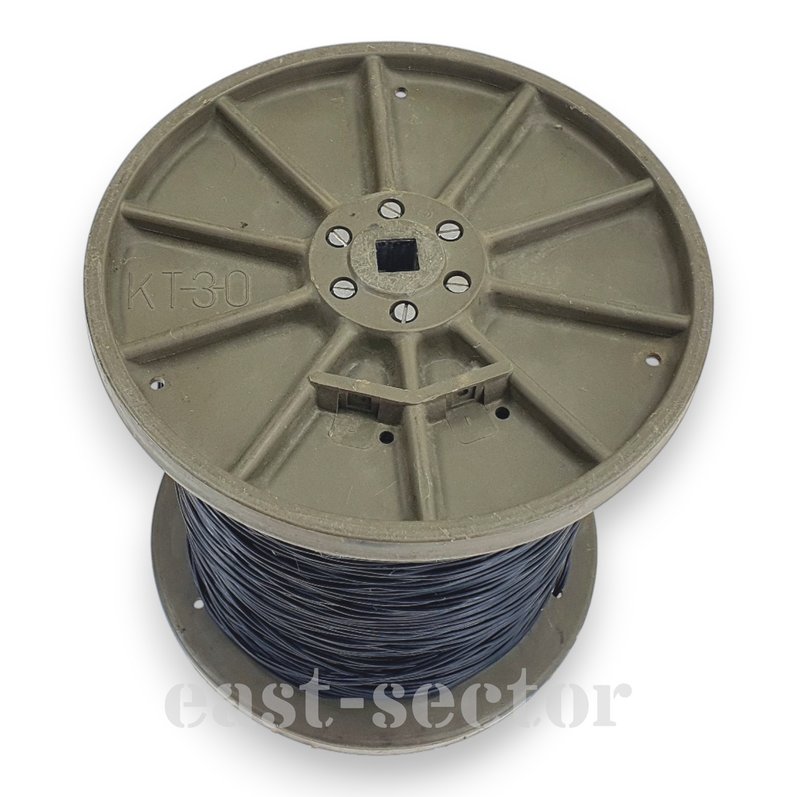 Military Two Wire Cable Spool Reel Field Telephone Phone Radio Blasting ...