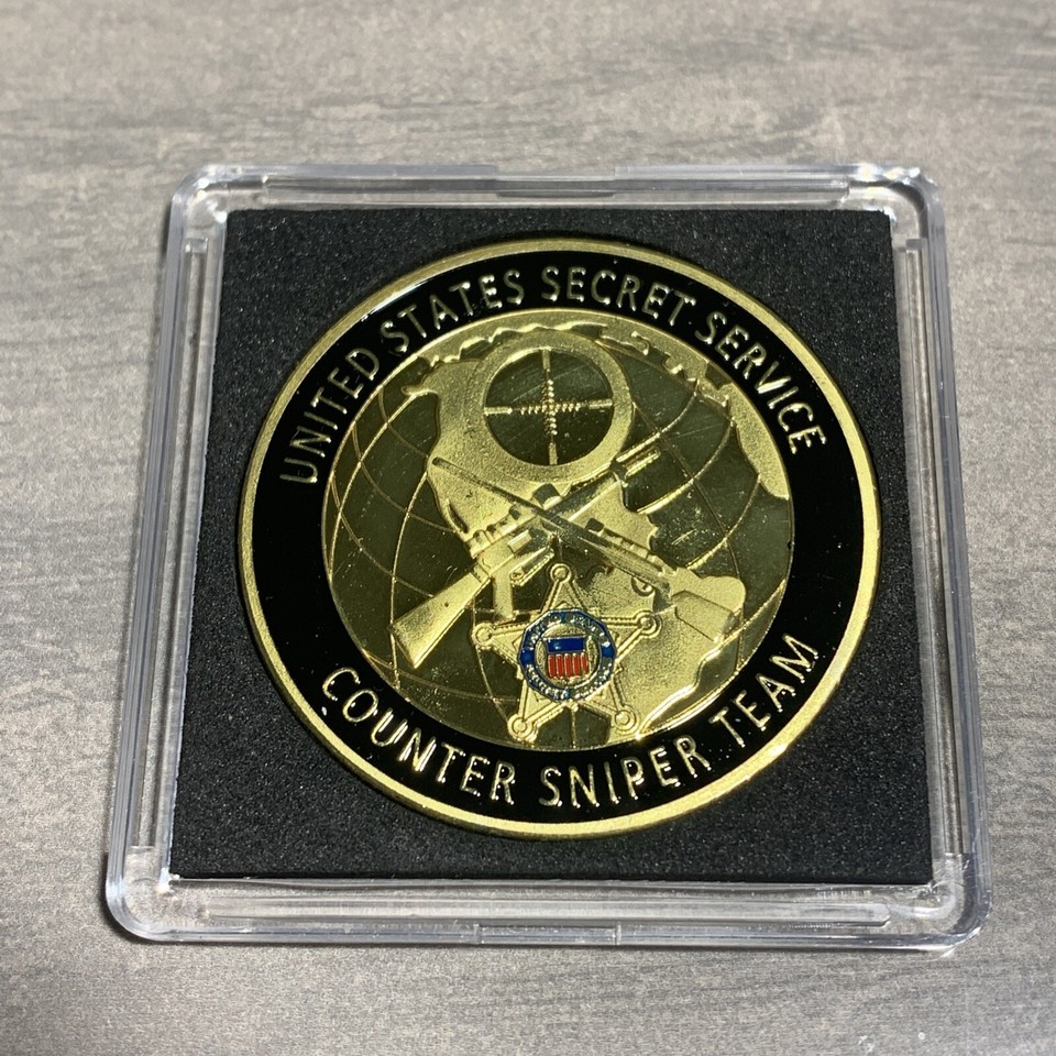 United States SECRET SERVICE-COUNTER SNIPER Team Challenge Coin USSS ...