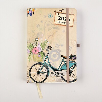 Diary 2025 Day a Page A5 Personal Organizer Diary Soft Padded Cover ...
