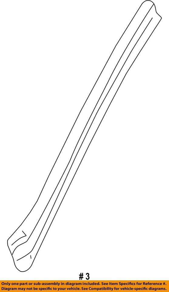 GM OEM Windshield-Reveal Surround Molding Trim Right 15291274 | eBay